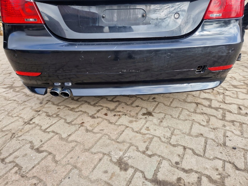 ZDERZAK TYLNY TYŁ BMW E60 475 BLACK SAPPHIRE - 13448867761 - oficjalne archiwum Allegro