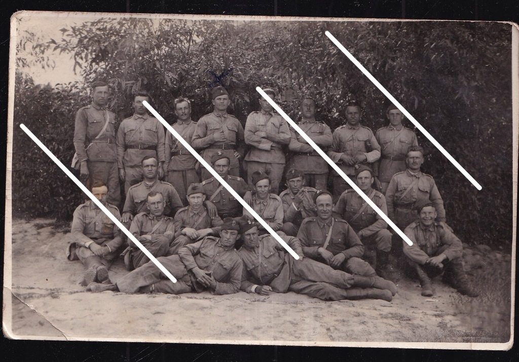 WP zbiorowe wojsko do 1939 saperzy łączność bluzy drelichowe wz.24 ...