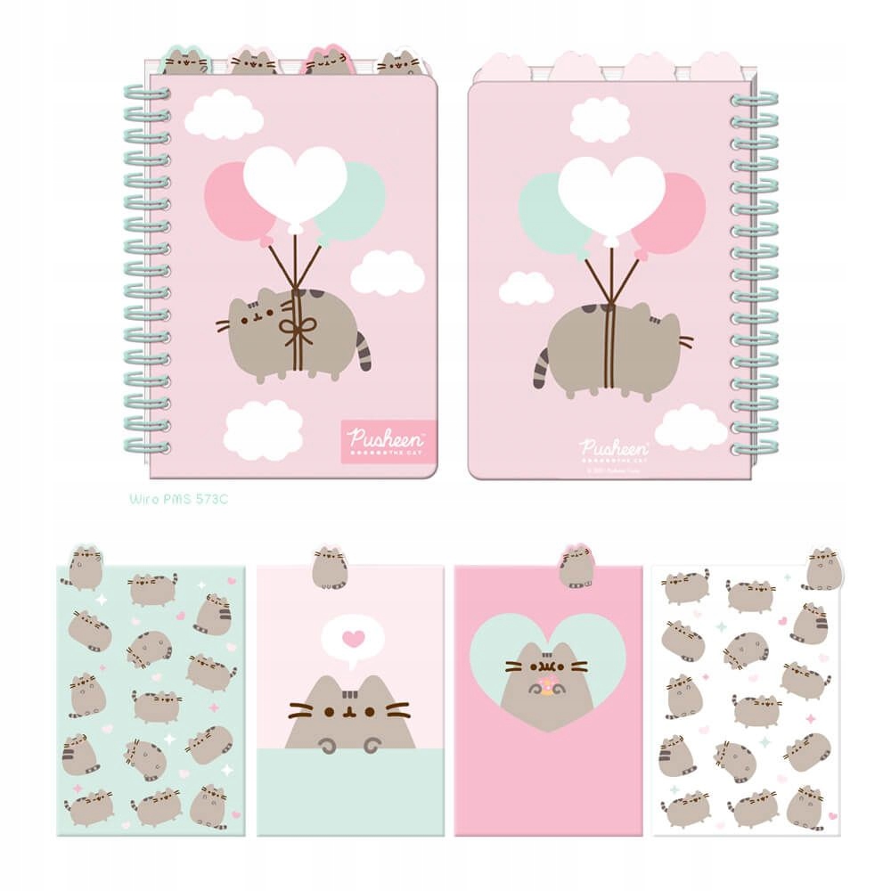 PUSHEEN notes ze znacznikami zeszyt 60k LINIA A5 - 10711282767 ...