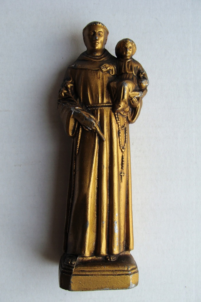 ŚW. ANTONI PADEWSKI przedwojenna FIGURKA CYNKAL - 12036569623 ...