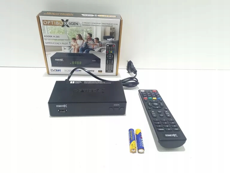 DEKODER OPTIBOX NGEN DVB-T2 HEVC H265 - 12758630137 - oficjalne archiwum Allegro