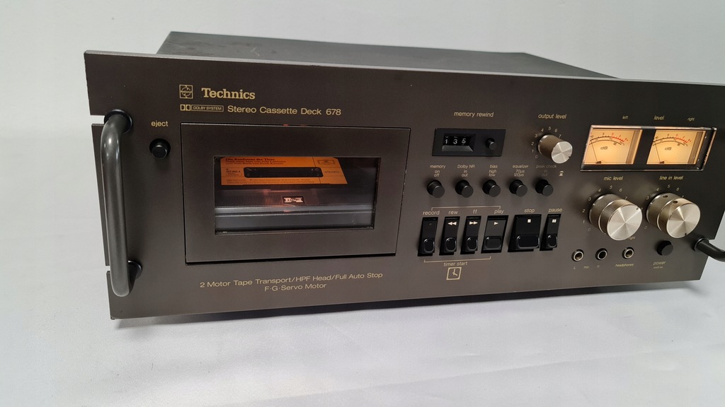 Technics RS-678US Magnetofon jednokasetowy VINTAGE - 10430013571 - oficjalne archiwum Allegro