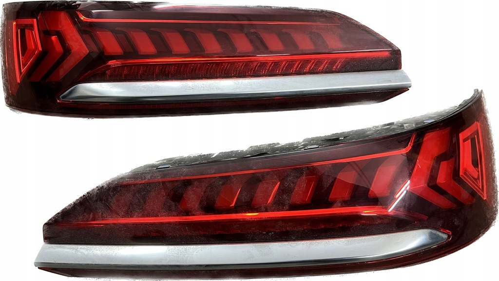 AUDI Q7 4M LIFT KPL. LAMPY TYLNE LED matrix TYŁ EU - 13012934433 ...