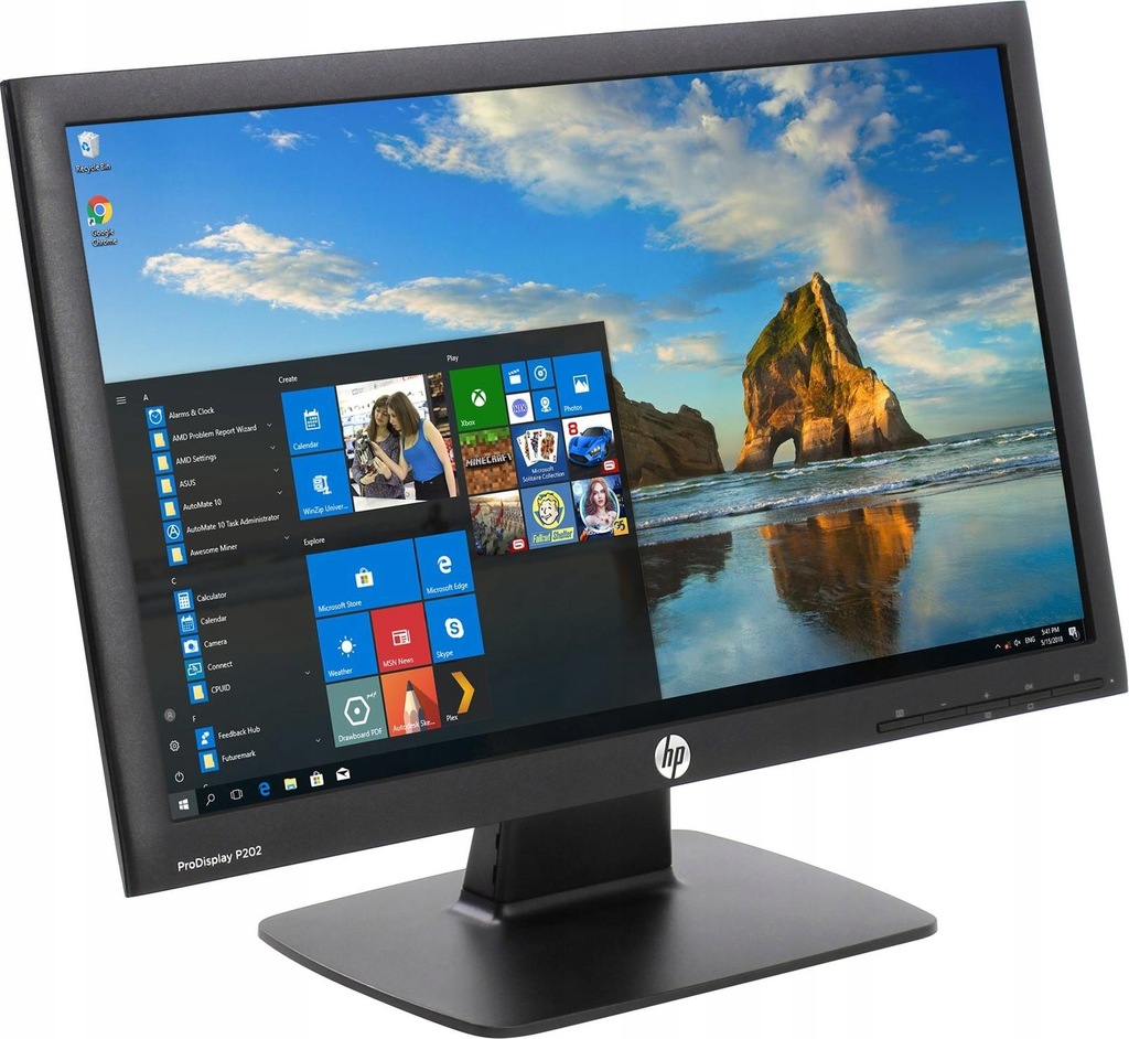 MONITOR HP 20' LED P202 DP VGA + KABLE KLASA A - 12409489637 ...
