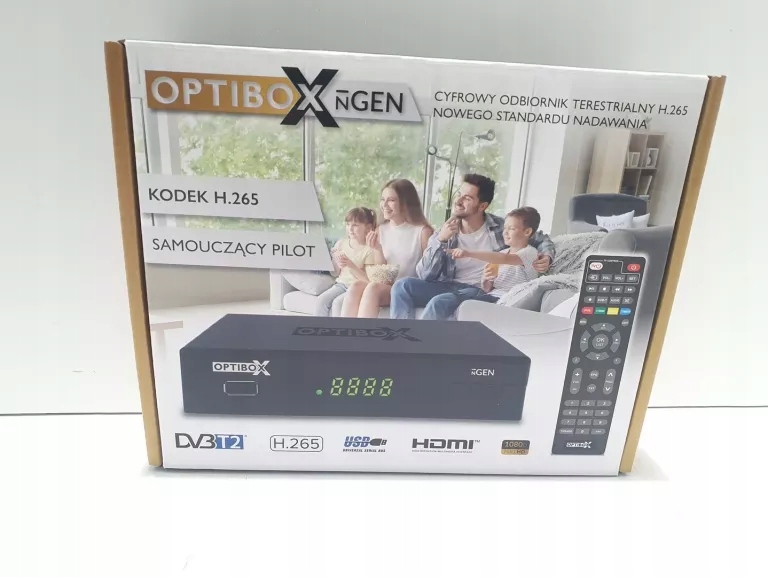 DEKODER OPTIBOX NGEN DVB-T2 HEVC H265 - 12758630137 - oficjalne archiwum Allegro