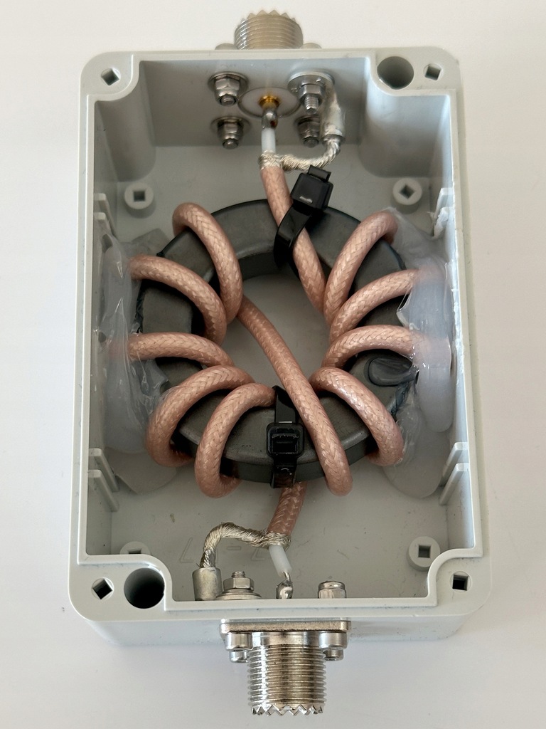 Balun 1:1 symetryzator antenowy na pasmo KF o mocy do 2 kW 2x UC1 SQ1SDX - 15214441231 ...