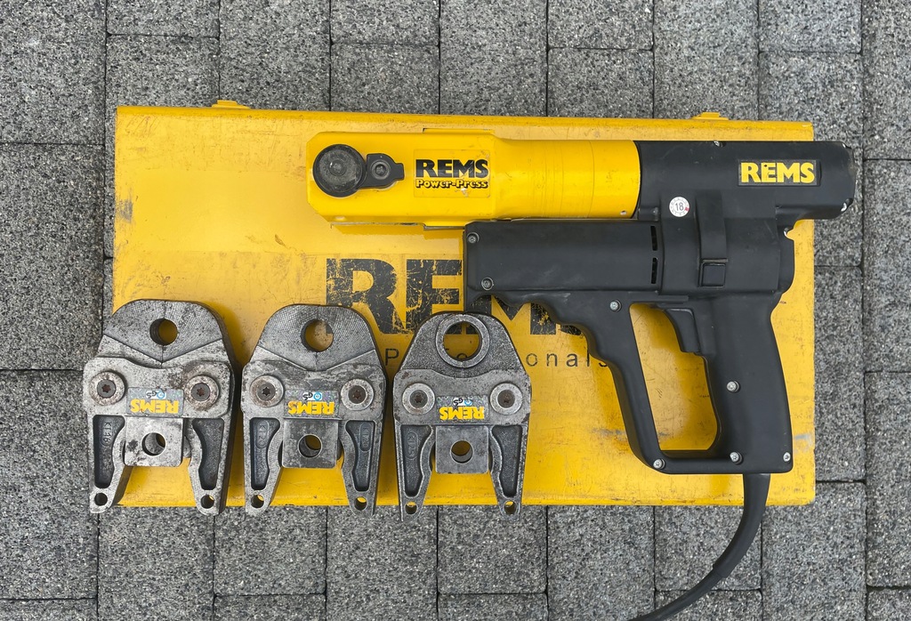 Zaciskarka prasa do rur Rems Power Press PEX KISAN - 11009658904 ...