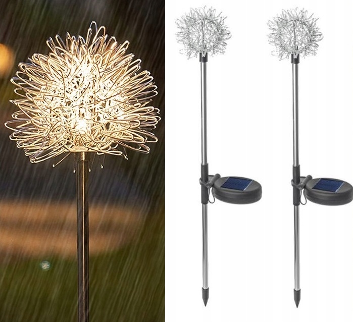 2sztuki Dekoracyjna lampa solarna LED Dmuchawiec - 13774086356 - oficjalne archiwum Allegro