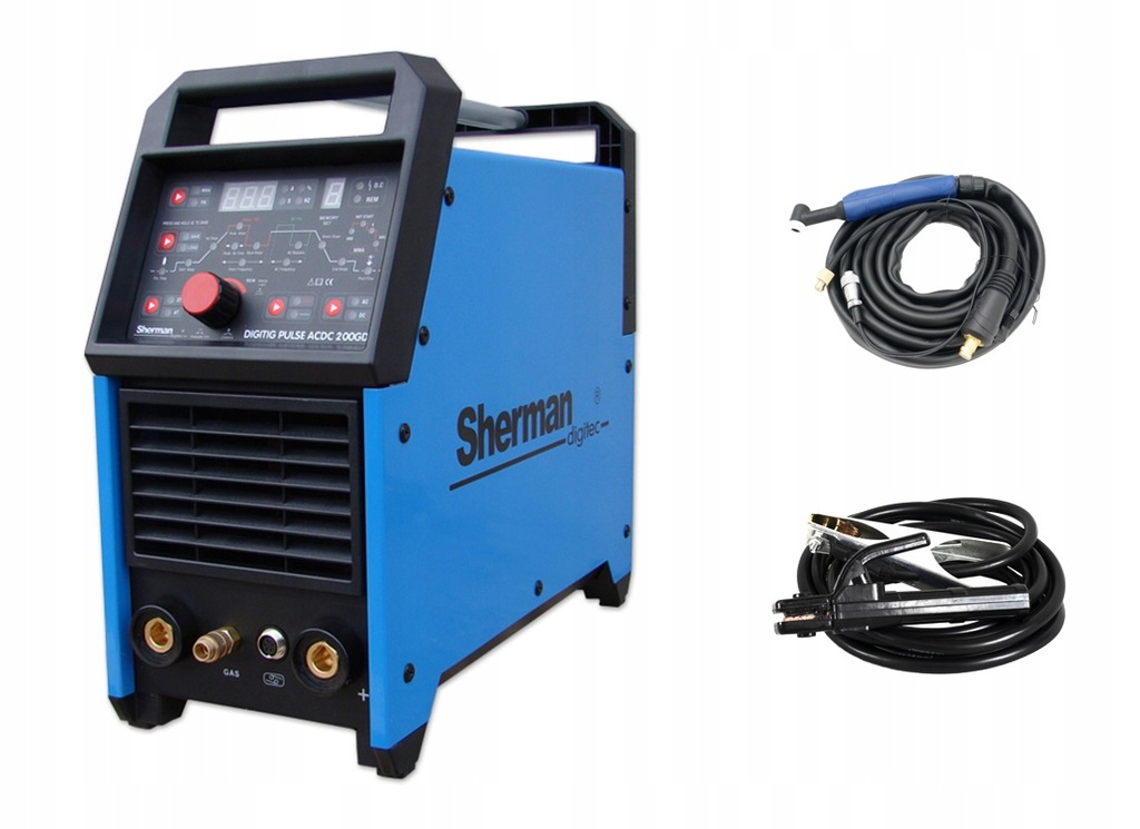 Spawarka Sherman TIG DIGITIG AC/DC 200GD aluminium - 9868493589 - oficjalne archiwum Allegro