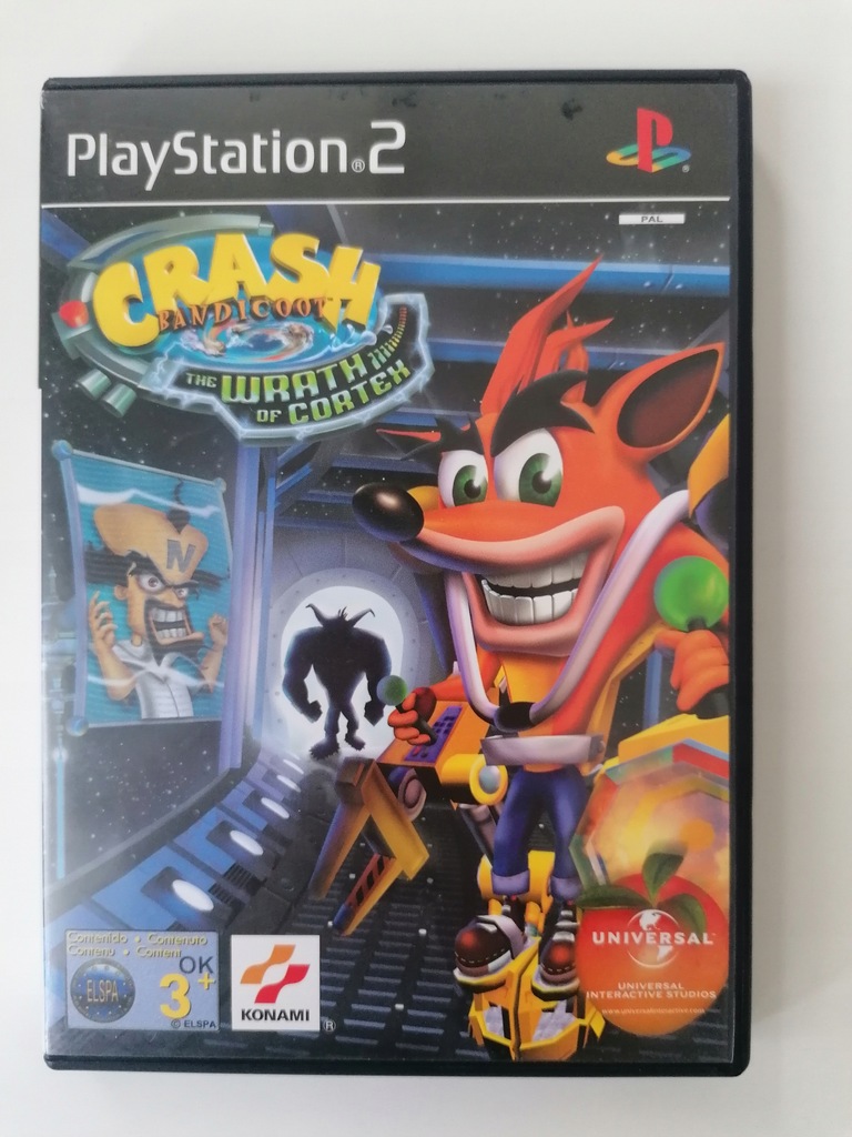 CRASH BANDICOOT THE WRATH OF CORTEX PS2 ENG BDB+ - 12447899454 - oficjalne archiwum Allegro