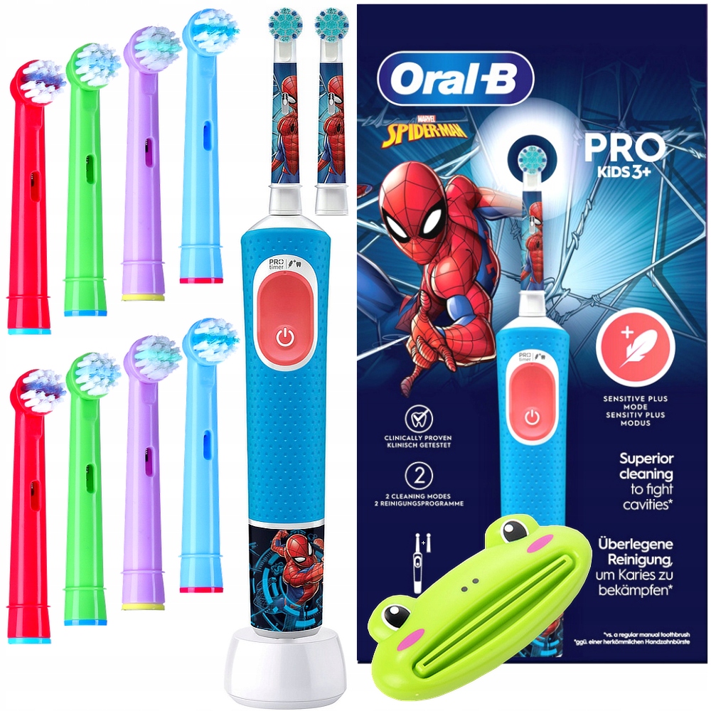 Szczoteczka Elektryczna dla Dzieci Oral-B Vitality D103 Spiderman Zestaw - 17389797947 ...