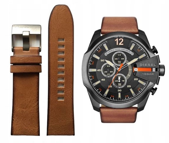Pasek Diesel DZ4343 Mega Chief 26mm - brązowy - 11049032391 - oficjalne ...