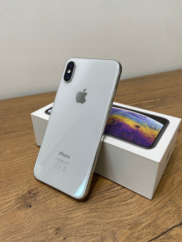 Smartfon Apple iPhone XS 4 GB / 64 GB srebrny - 12577364654 - oficjalne ...