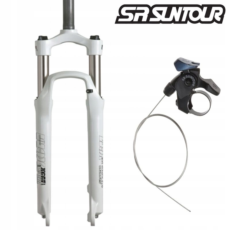 Widelec amortyzowany 26" SR Suntour XCM-DS-RL 100mm 1-1/8" A-head Disc-PM - 14183086172 ...