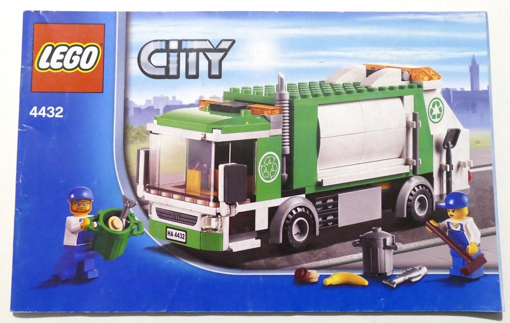LEGO INSTRUKCJA CITY 4432 Śmieciarka - 13378408695 - oficjalne archiwum ...