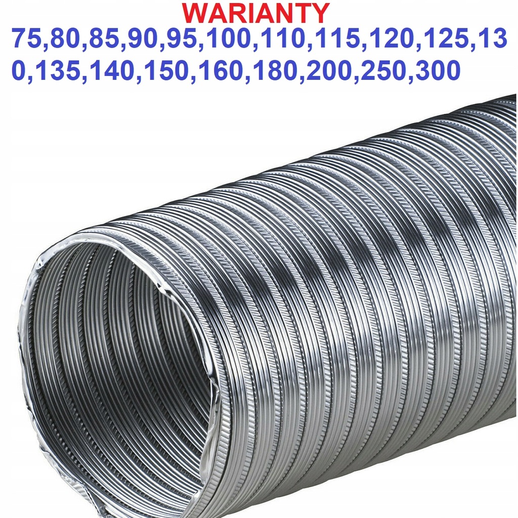 Rura Aluminiowa Elastyczna Fi75 Spiro Aluflex 3mb - 10041482903 - oficjalne archiwum Allegro