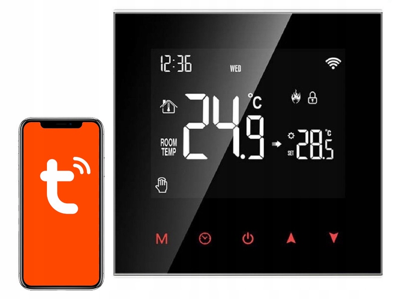 Termostat AVATTO WT100-WH-3A Wi-Fi - 13650757870 - oficjalne archiwum ...