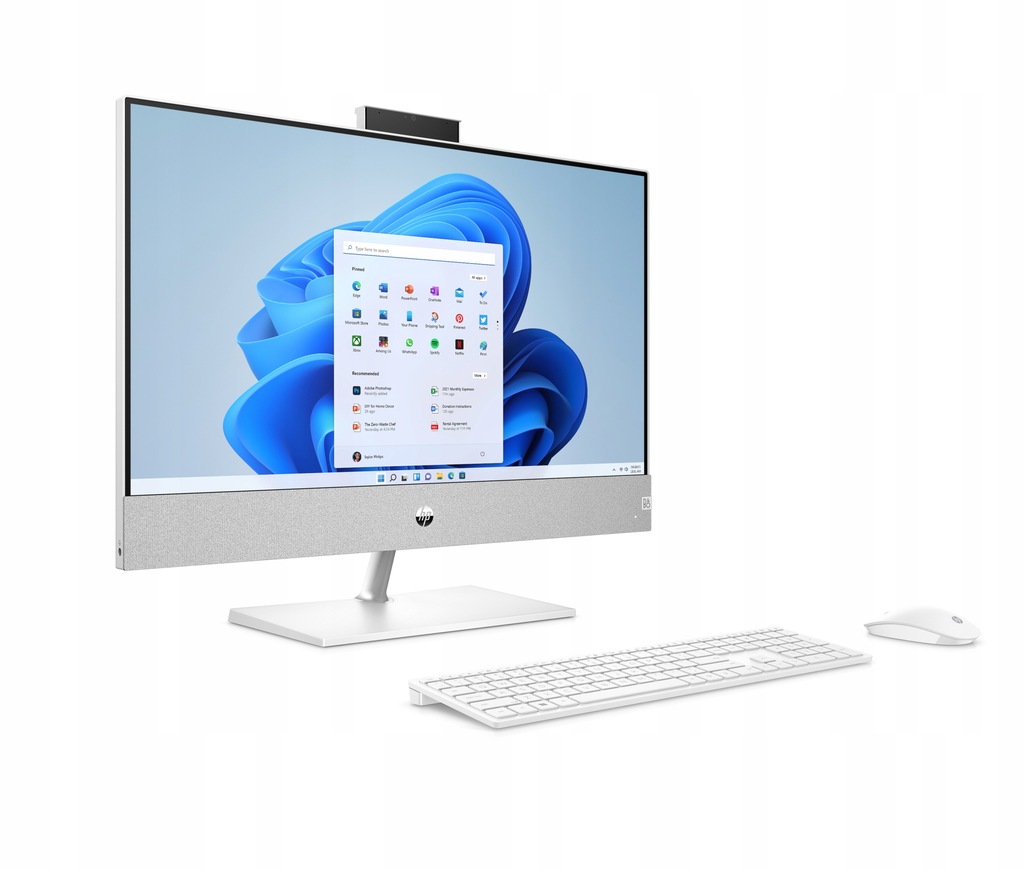 BIAŁY Komputer AiO HP 24 Ryzen7 16GB 1TB+512GB SSD - 12903295346 ...