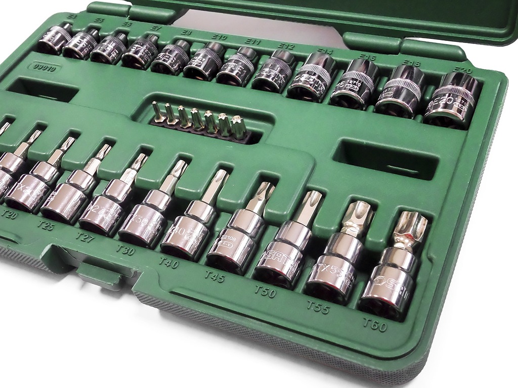 SATA 09010 KLUCZE NASADOWE OCZKOWE BITY E-TORX - 7346919305 - oficjalne ...