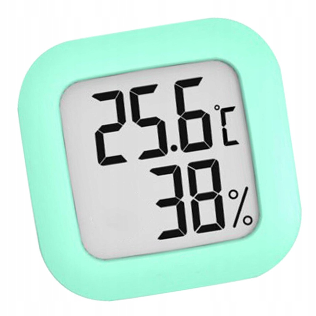 Mini Digital Thermometer Hygrometer LCD Meter Square Electronic Room ...