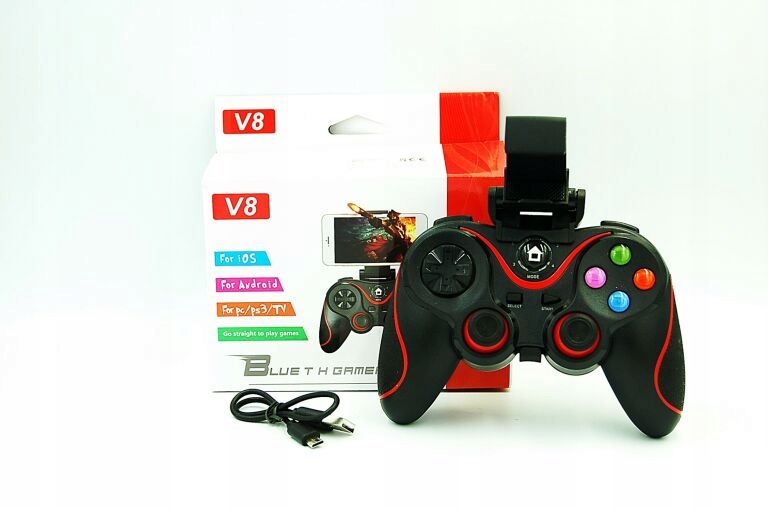 PAD V8 WIRELESS CONTROLLER - 11153113906 - oficjalne archiwum Allegro