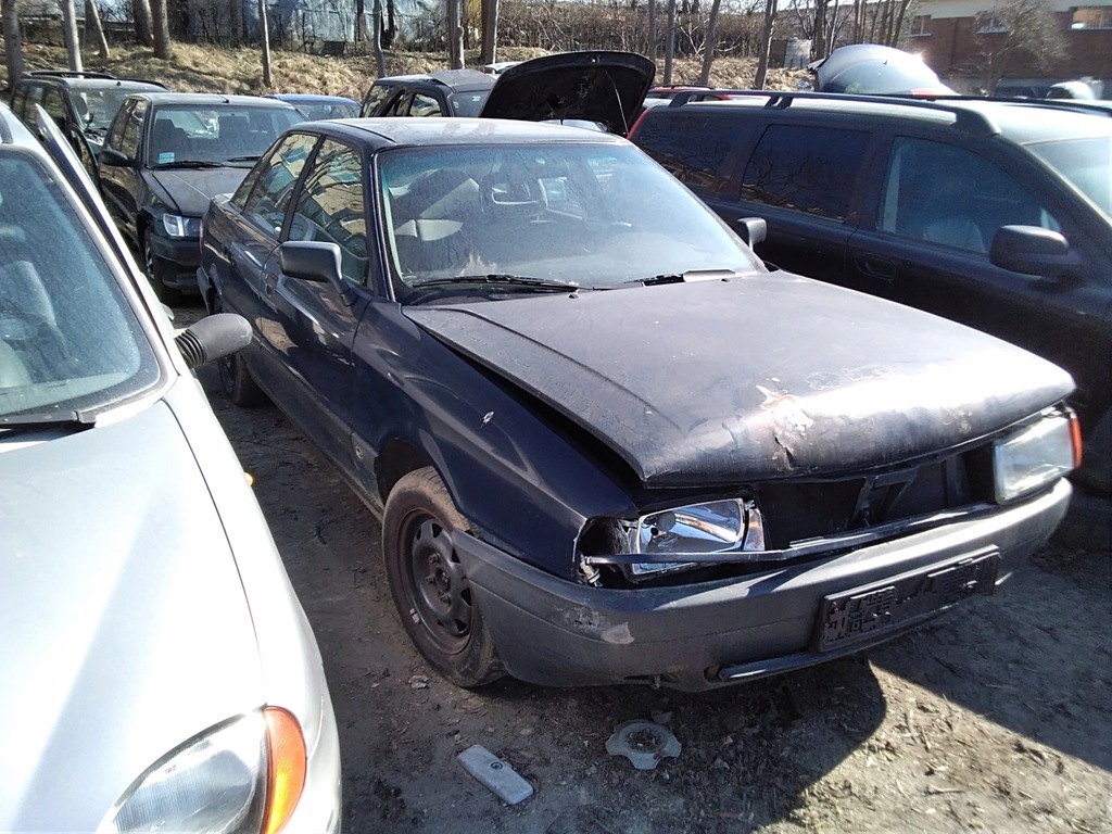 Błotnik przedni AUDI 80 B3 1.8B drzwi,maska,lampy. - 12331676907 ...
