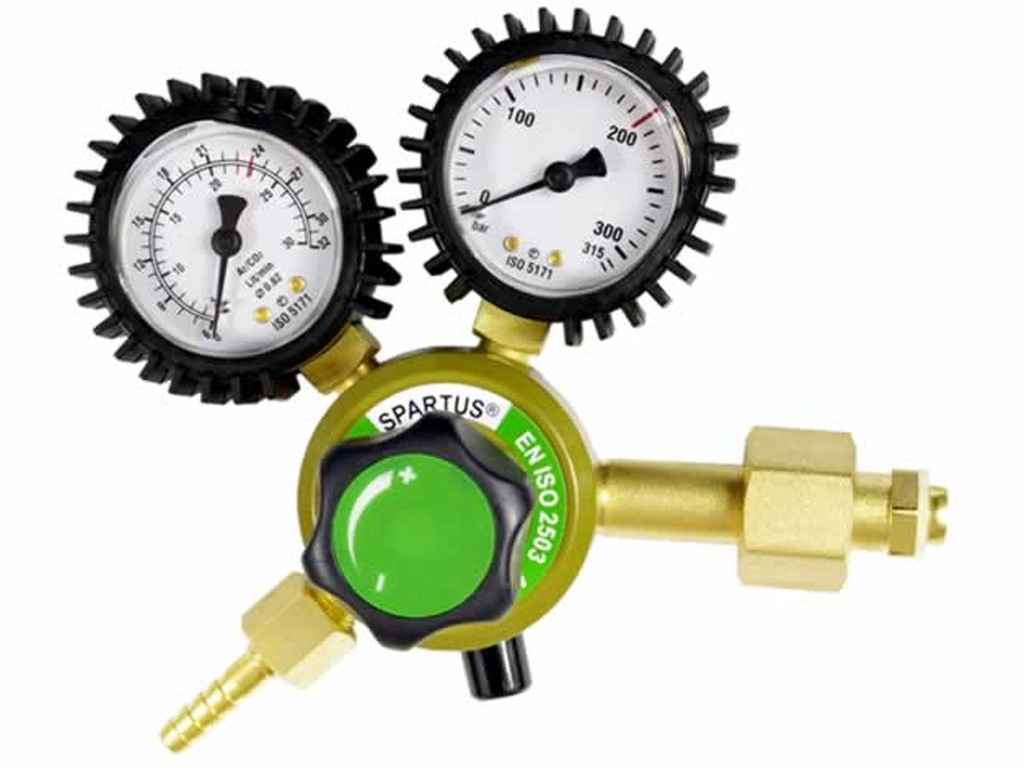 Reduktor butlowy Argon CO2 SPARTUS MINI 200 bar - 7422285161 - oficjalne archiwum Allegro
