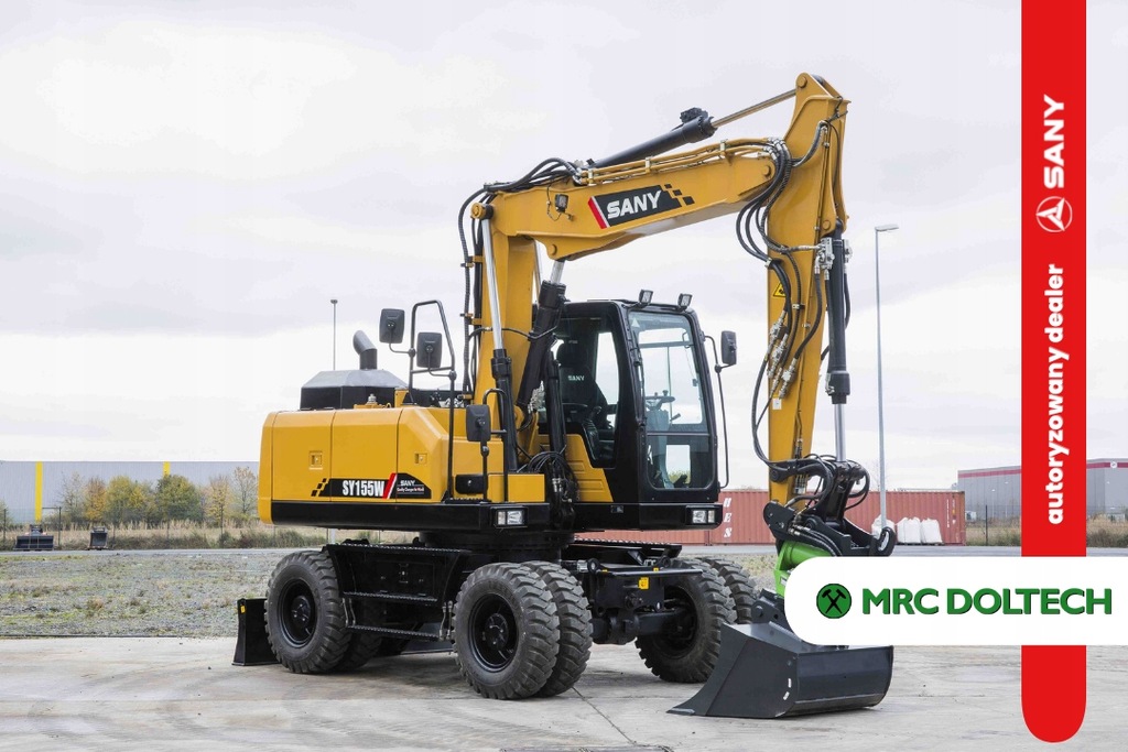 Koparka Sany SY155W - 13015555537 - oficjalne archiwum Allegro
