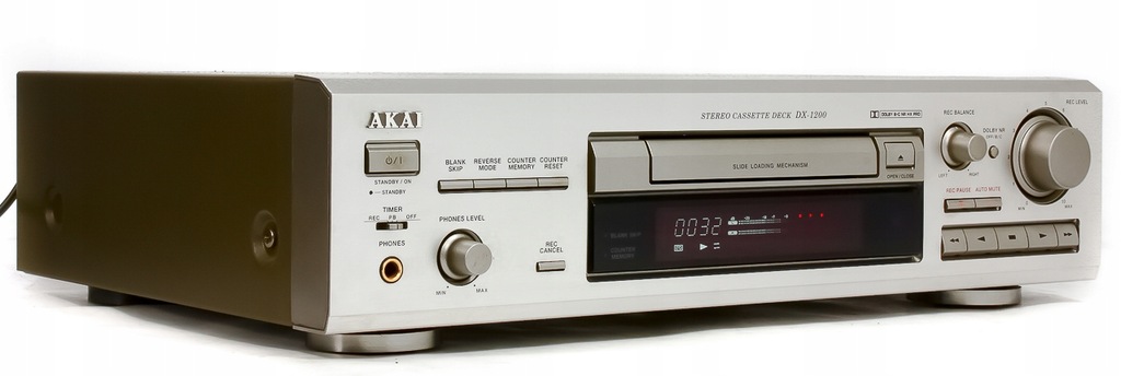 AKAI DX-1200 MAGNETOFON STEREO DOLBY B C - 14612576364 - oficjalne archiwum Allegro