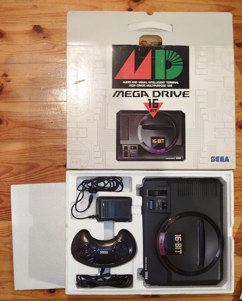 Sega MD MegaDrive Mega Drive BOX CIB premierowy! - 12634007170 ...