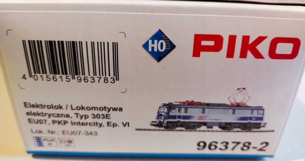 PIKO 96378-2 LOKOMOTYWA EU07-343 PKP ICCC - 11567100219 - oficjalne archiwum Allegro