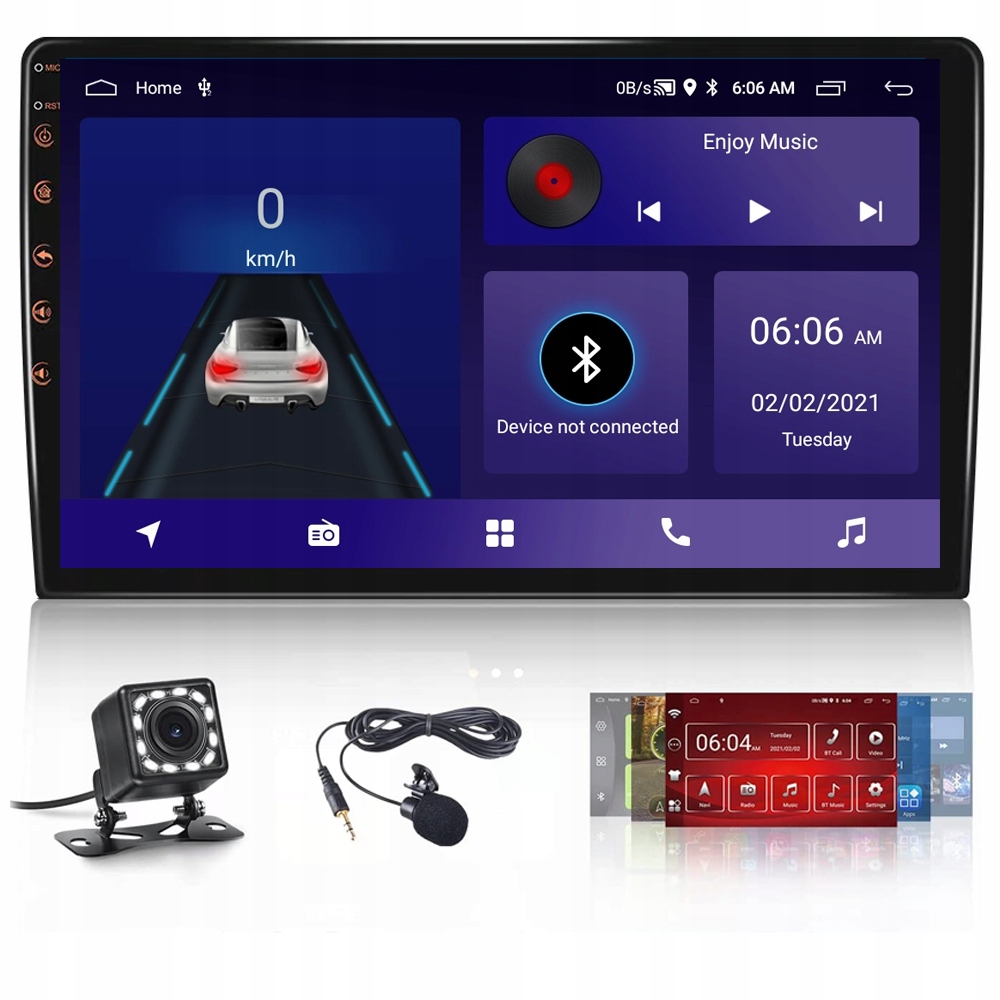 RADIO SAMOCHODOWE LCD 2 DIN USB KAMERA GPS ANDROID - 12312969486 - oficjalne archiwum Allegro