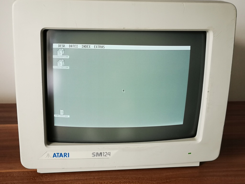 Monitor ATARI SM124. - 14252366615 - oficjalne archiwum Allegro