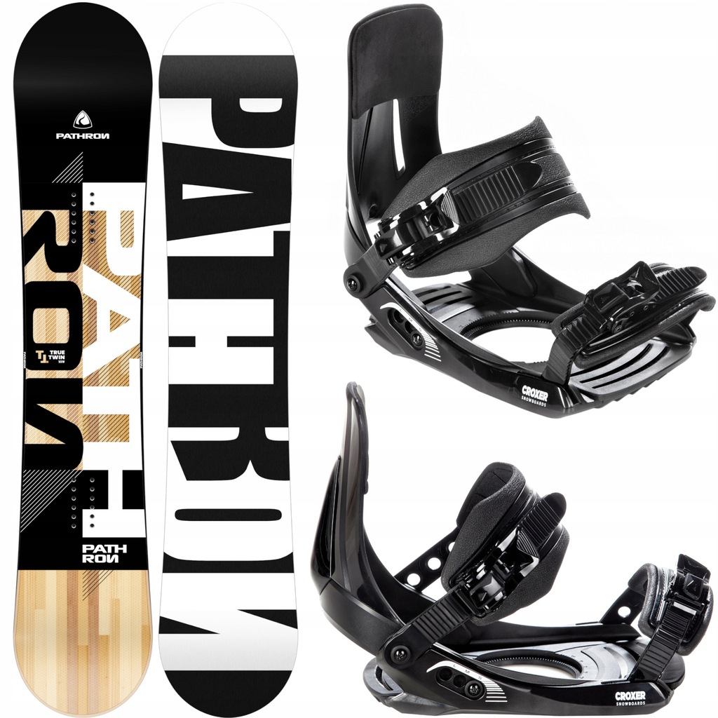 Snowboard Pathron TT 161cm + wiązania Croxer - 12938920927 - oficjalne archiwum Allegro