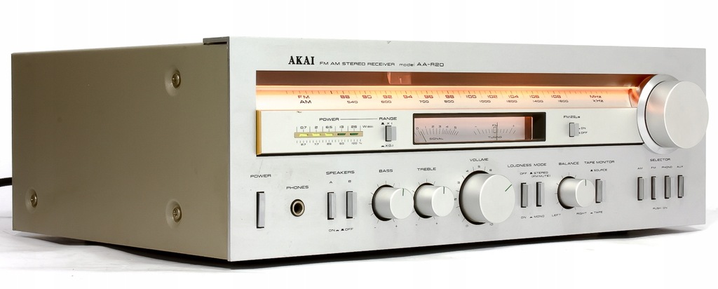 AKAI AA-R20 DYNAMICZNY AMPLITUNER STEREO VINTAGE - 13520648525 ...