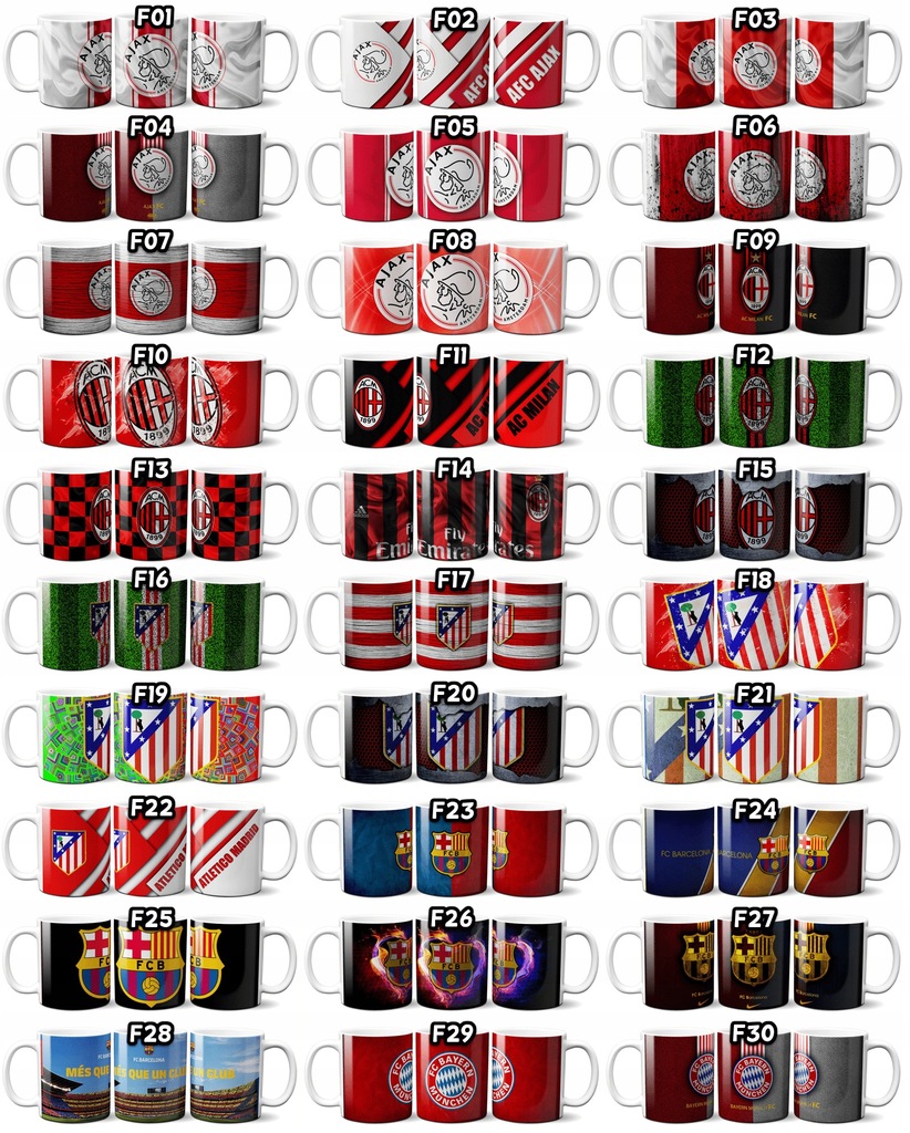 KUBEK ROBERT LEWANDOWSKI + NAPIS GRATIS - 12339245587 - oficjalne archiwum Allegro