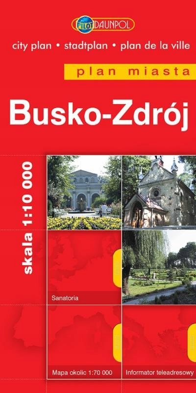 Plan Miasta mapa Busko-Zdrój Buska-Zdroju - 8129248674 - oficjalne ...