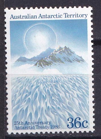 AUSTRALIJSKIE TERYT.ANTARKTYCZNE** Mi 73 25lat Porozumienia ...
