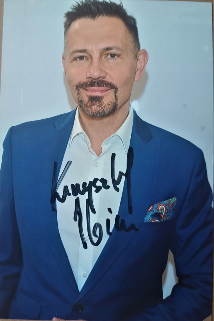 KRZYSZTOF IBISZ - zdjęcie z autografem - 13069710059 - oficjalne archiwum Allegro