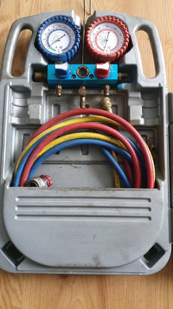Manometry chłodnicze do klimatyzacji R134a R12 R22 - 9225339584 ...