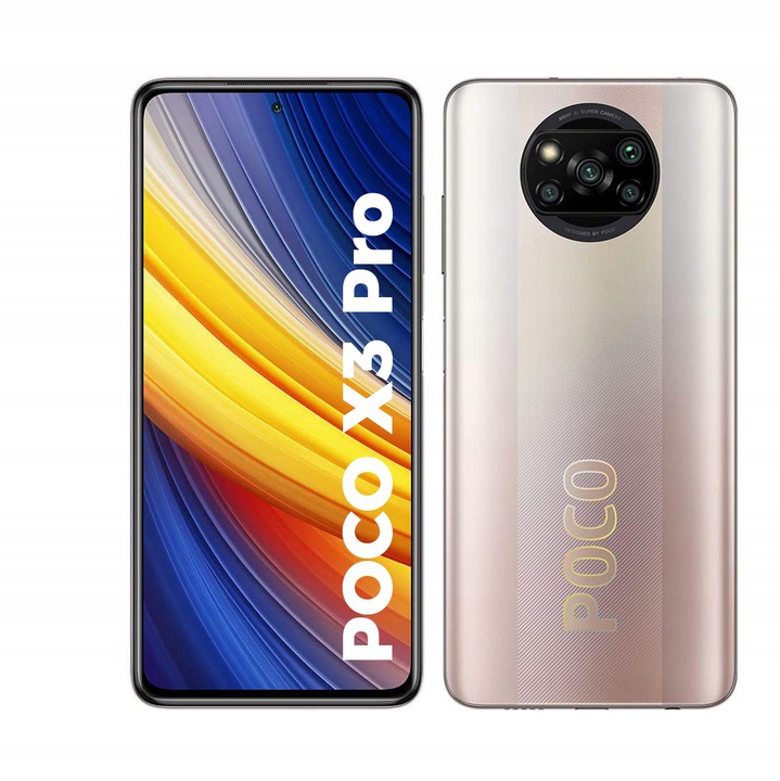 Smartfon Xiaomi POCO X3 Pro 6 GB/128 GB brązowy - 11983652470 ...
