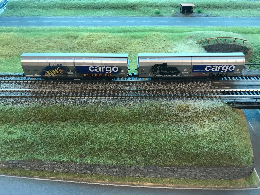 Wagon typ Hbbillnss z graffiti SBB Piko 58985 H0 - 10549290812 ...