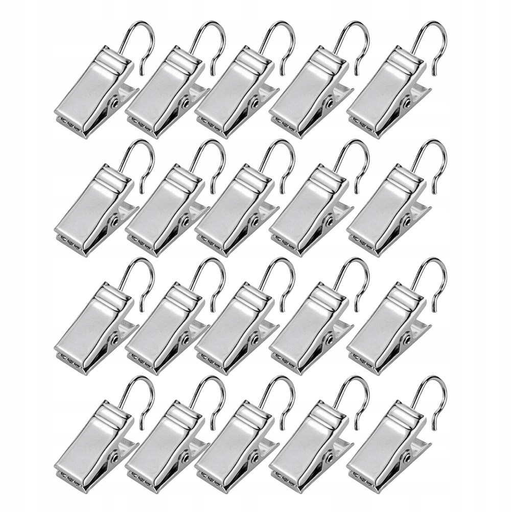 120 Pcs Drape Hooks Curtain Rod Hooks Wooden Net - 13395998477 ...