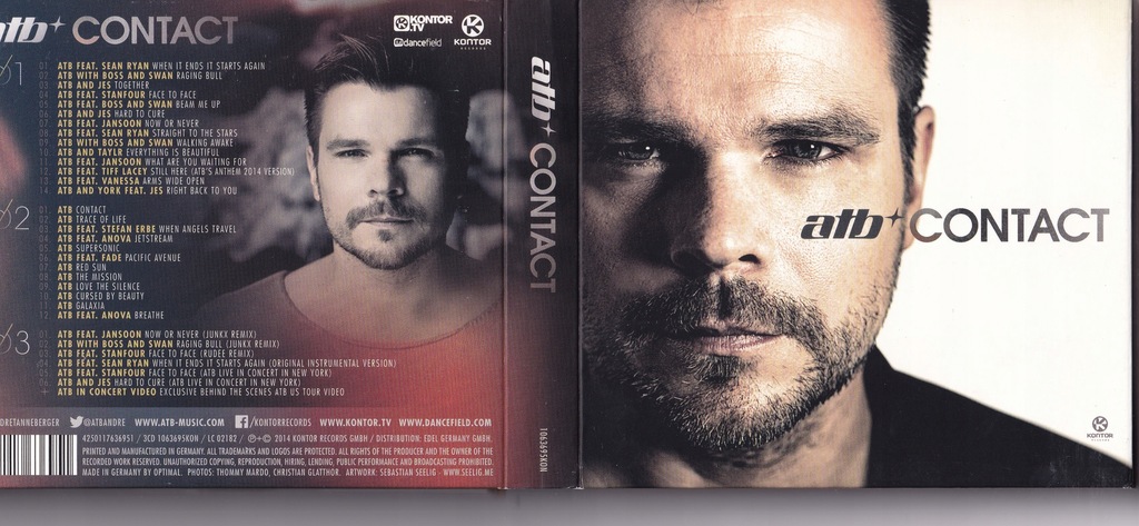 ATB Contact Płyta - 11617991214 - oficjalne archiwum Allegro