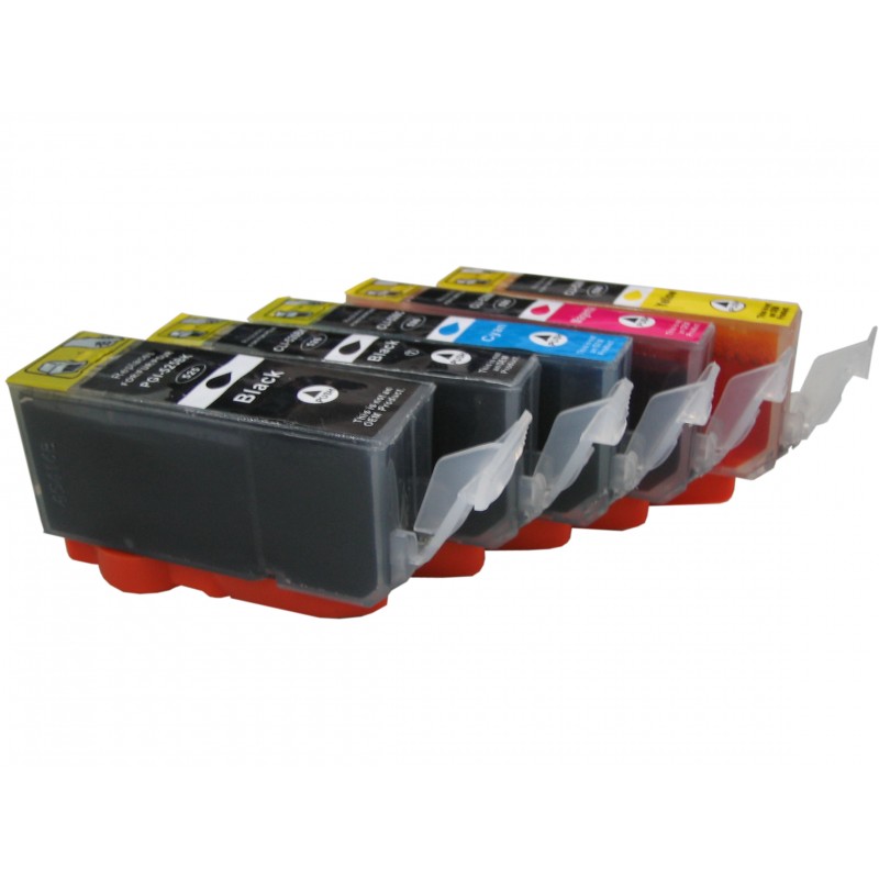 5x CANON PIXMA C-525 C525 C-526 C526 CLI-526 XL - 7092404501 ...