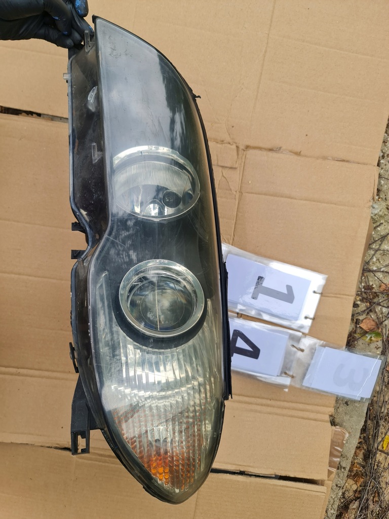 LAMPA LEWY PRZÓD BMW E46 COUPE CABRIO LIFT 06' - 12340171165 - oficjalne archiwum Allegro