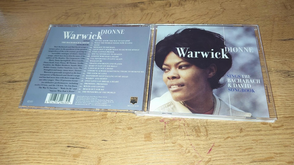 Dionne Warwick : Sings Bacharach & David SONGBOOK - 13537686457 ...