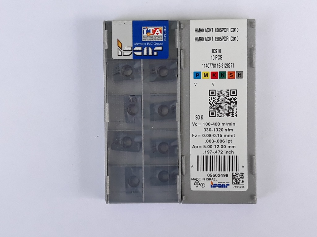 Купить РЕЖУЩИЕ ПЛАСТИНЫ HM90 ADKT 1505PDR IC910 ISCAR: отзывы, фото и характеристики на Aredi.ru ...