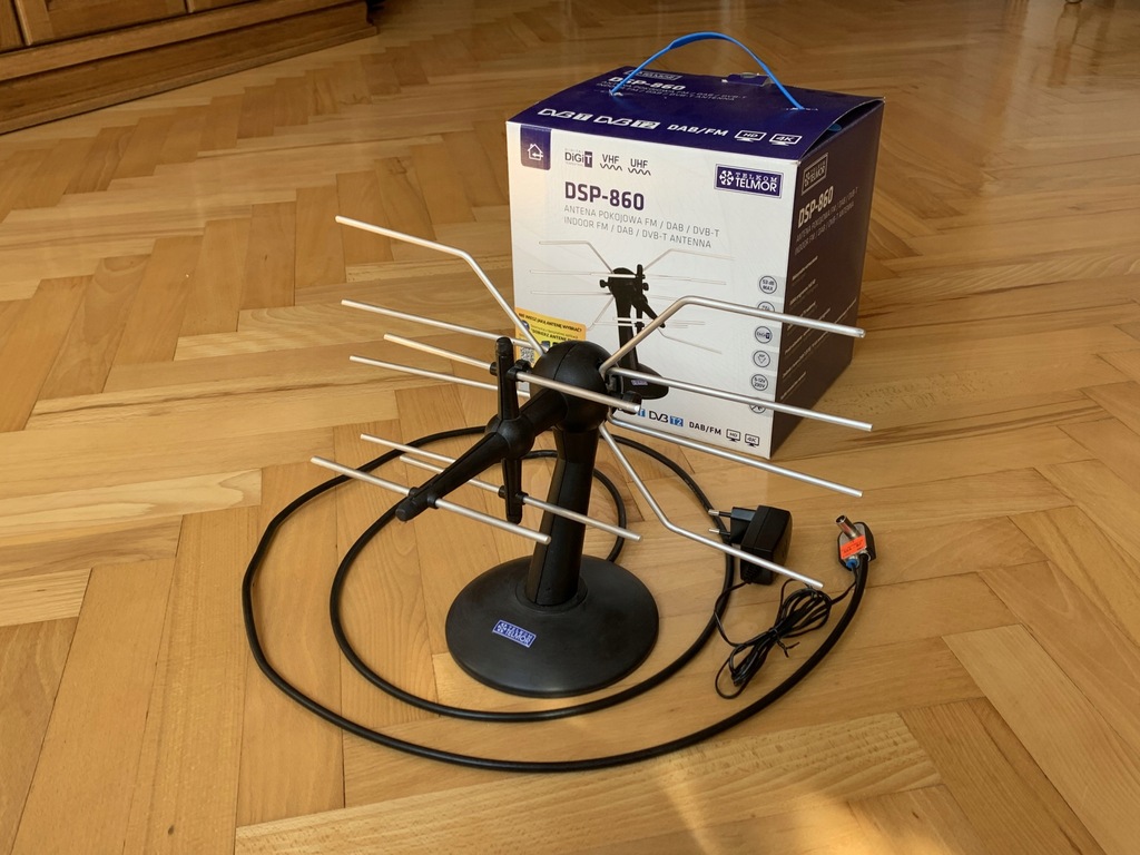 Antena wewnętrzna pokojowa Telmor DSP-860 | DVB-T2 - 12542002235 ...