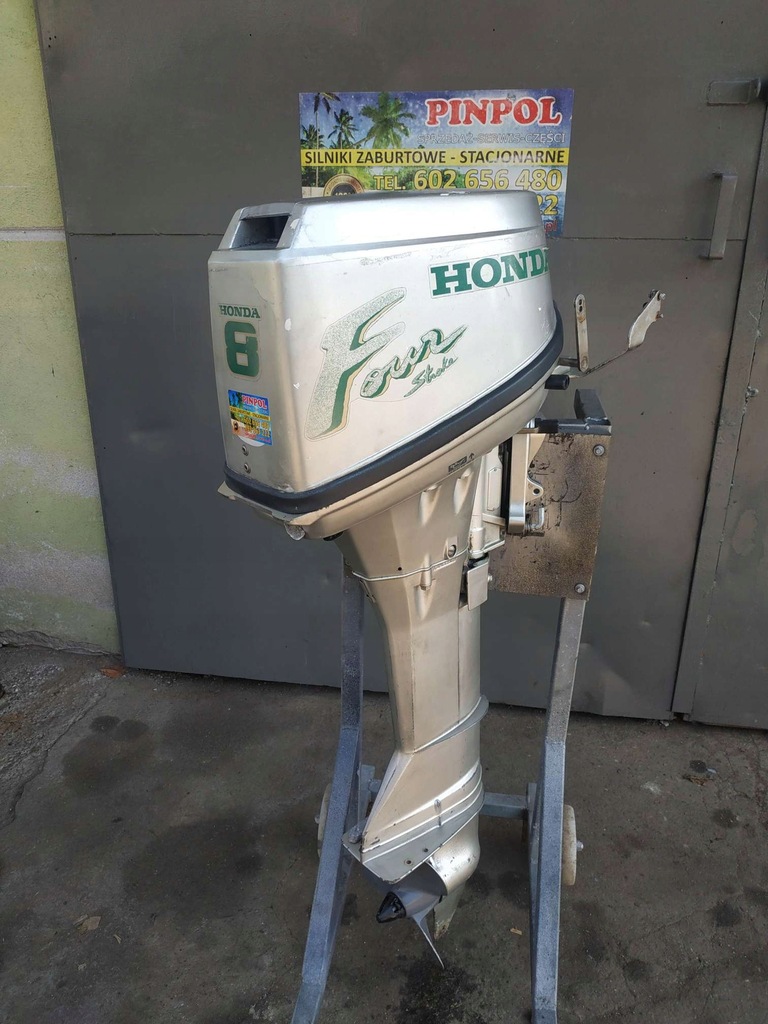 Silnik zaburtowy HONDA 8 KM 4-suw stopa L - 13599008895 - oficjalne archiwum Allegro